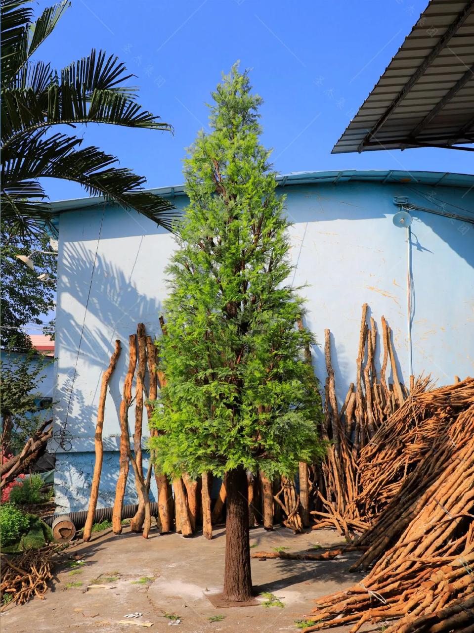 Artificial Pine Tree 14 FT Indoor Use Natural Look Display – Faux ...